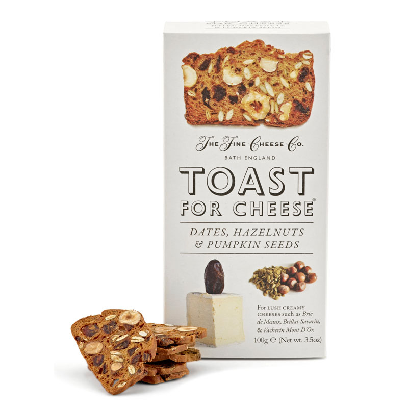 The Fine Cheese Co. Toast for Cheese - Dates, Hazelnuts and Pumpkin ...